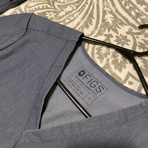 Figs | Pants & Jumpsuits | Figs Scrubs Small Top And Bottom Denim Color ...